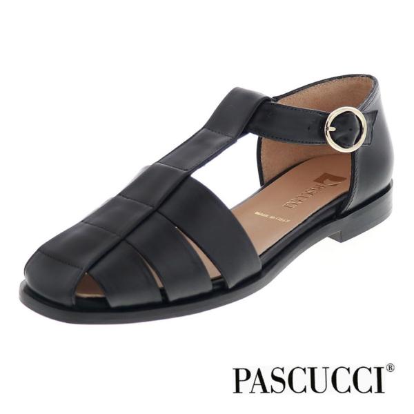 商品発送元：靴のシューマート Online Storeバッグ・靴・小物、靴、レディース、サンダル・商品コード：221014・品番： PSC 7510・カラー：ブラック・生産国：イタリア・ヒールの高さ：約1.7cm・素材：レザー・片足重さ：約...