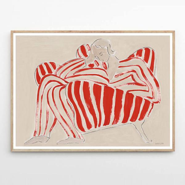 商品発送元：nest 北欧モダンなインテリア雑貨【1〜2日以内に発送予定（店舗休業日を除く）】生活・インテリア・文具、インテリア小物・置物、その他赤の深き魅力THE POSTER CLUB は、デンマークのコペンハーゲンに拠点を置くポスター...