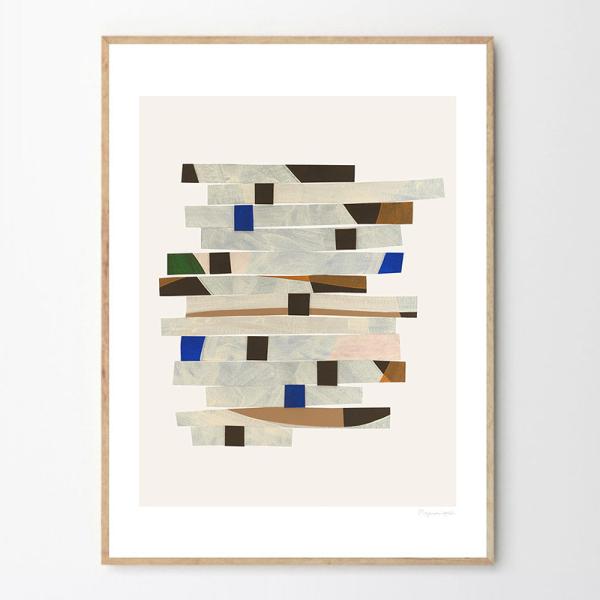 商品発送元：nest 北欧モダンなインテリア雑貨【1〜2日以内に発送予定（店舗休業日を除く）】生活・インテリア・文具、インテリア小物・置物、その他カットされたストライプTHE POSTER CLUB は、デンマークのコペンハーゲンに拠点を置...