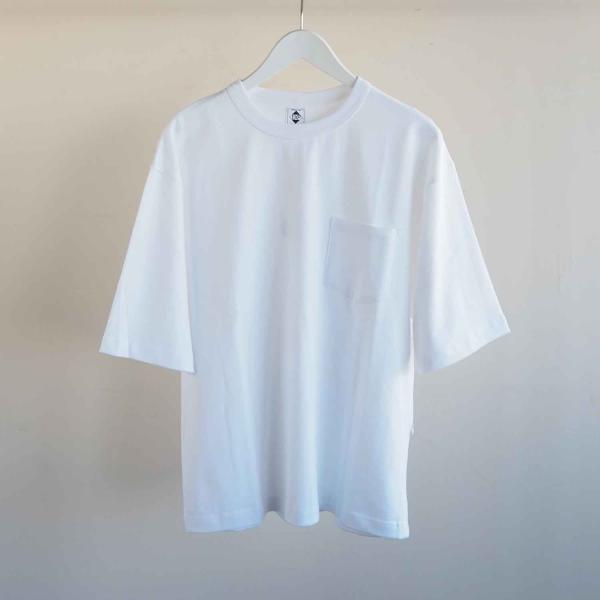 商品発送元：SITES by Sites&amp;Labファッション・ブランド、メンズ・紳士服EXPANSION NYエクスパンション ニューヨーク"Dual Stash Pocket Tee"ポケット付きＴシャツ WHITE100% CO...