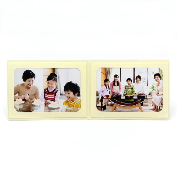 商品発送元：スマイルカメラ生活・インテリア・文具、文具、アルバム基本仕様：Lサイズ2面（ヨコ・ヨコ）材質：紙表紙寸法：142×106×3mm重量：約25gポケット中抜き寸法117×77.5mm付属品：メッセージカード1枚＜お世話になった人へ...