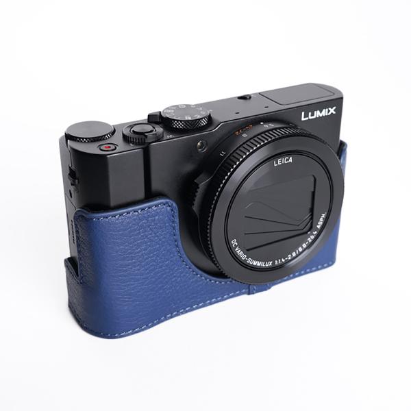 商品発送元：スマイルカメラ発送日情報（お取り寄せ：通常1〜2ヶ月以内に発送）家電・AV機器・カメラ、デジタルカメラ、デジカメアクセサリーPanasonic LX9用、レザーボディーハーフケース。ケースを装着したままバッテリー交換が可能です。...