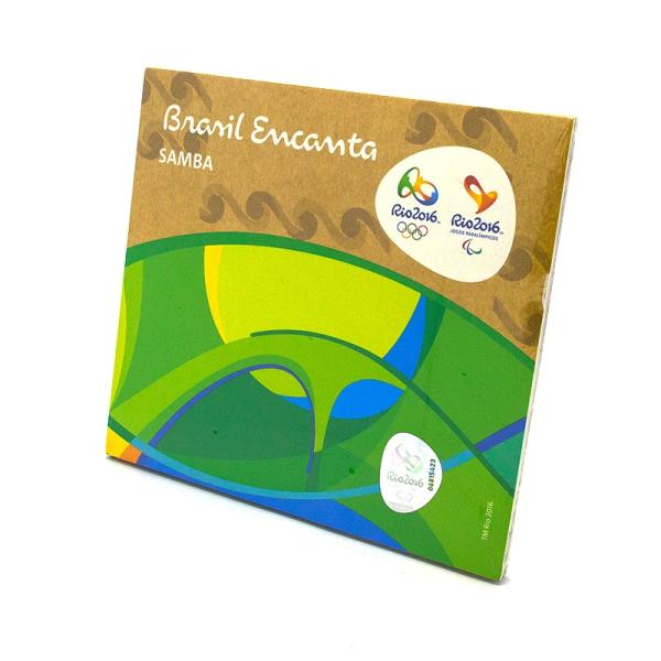 商品発送元：ブラジル直輸入ファッション・雑貨通販 SORTE BrazilCD・DVD・楽器、DVD、スポーツリオオリンピック公式サンバCD【Brasil Encanta】SAMBA全14曲 リオオリンピック・パラリンピック公式のサンバCD...