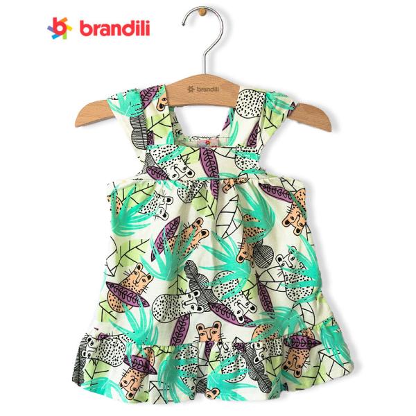 商品発送元：ブラジル直輸入ファッション・雑貨通販 SORTE Brazilキッズ・ベビー・マタニティ、ベビー、洋品洋服・帽子・水着・雨具、ワンピース【BRANDILI】女の子ベビーワンピース【おしゃれ・動物柄アイテム】アニマル｜マルチ ジャ...