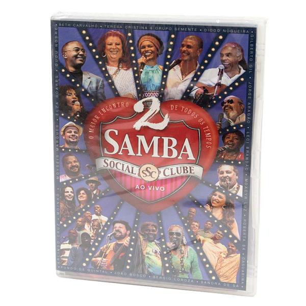 商品発送元：ブラジル直輸入ファッション・雑貨通販 SORTE BrazilCD・DVD・楽器、DVD、スポーツ【SAMBA SOCIAL CLUBE AO VIVO】オムニバスDVD　Vol.2 サンバ界のスターたちが勢ぞろい！話題の「サン...