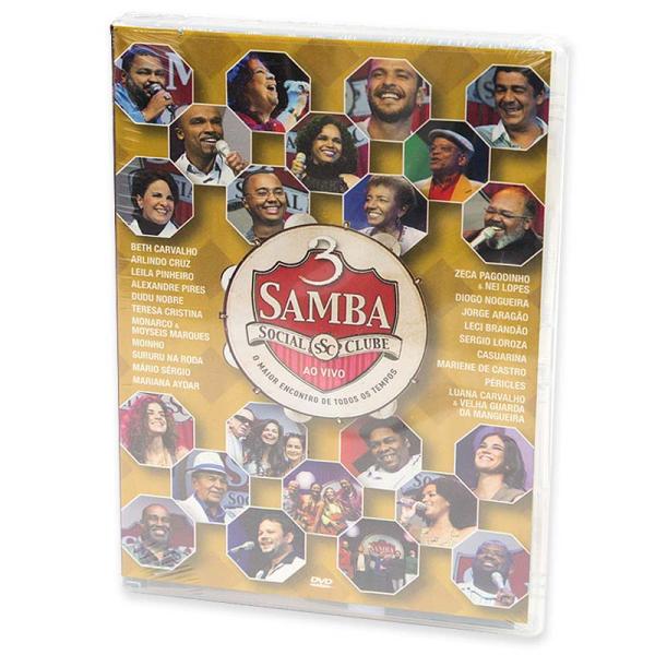 商品発送元：ブラジル直輸入ファッション・雑貨通販 SORTE BrazilCD・DVD・楽器、DVD、スポーツ【SAMBA SOCIAL CLUBE AO VIVO】オムニバスDVD　Vol.3 サンバ界のスターたちが勢ぞろい！話題の「サン...