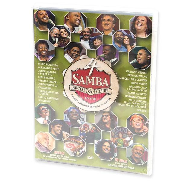 商品発送元：ブラジル直輸入ファッション・雑貨通販 SORTE BrazilCD・DVD・楽器、DVD、スポーツ【SAMBA SOCIAL CLUBE AO VIVO】オムニバスDVD　Vol.4 サンバ界のスターたちが勢ぞろい！話題の「サン...