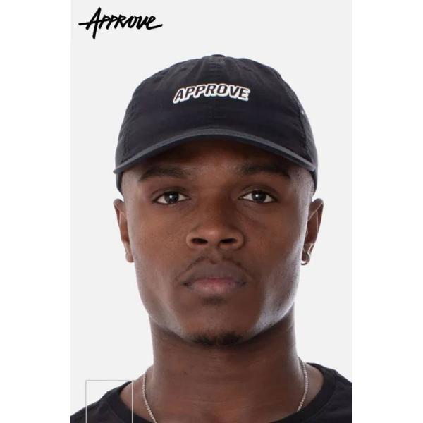 商品発送元：ブラジル直輸入ファッション・雑貨通販 SORTE Brazilバッグ・靴・小物、雑貨・小物、メンズ小物（財布・ネクタイ・ベルト類）、帽子アプルーヴ ダッドキャップ ボックスロゴ ブラック APPROVE ブラジル発カジュアルスト...