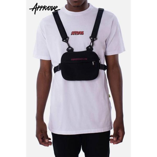 商品発送元：ブラジル直輸入ファッション・雑貨通販 SORTE Brazilバッグ・靴・小物、バッグ、紳士用バッグ、その他アプルーヴ チェストバッグ ロボティク ブラック APPROVE ROBOTIK ブラジル発カジュアルストリートブランド...