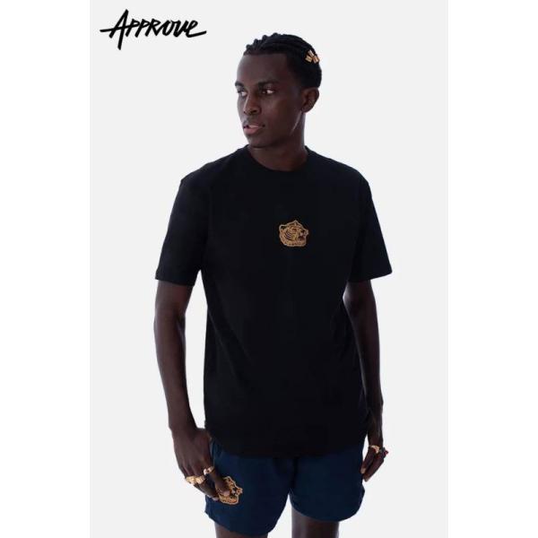 商品発送元：ブラジル直輸入ファッション・雑貨通販 SORTE Brazilファッション・ブランド、カジュアル、メンズカジュアルウェア、Tシャツ、コラボアプルーヴ Tシャツ タイガー ブラック APPROVE BOXING CLUB ブラジル...