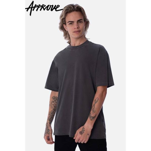 商品発送元：ブラジル直輸入ファッション・雑貨通販 SORTE Brazilファッション・ブランド、カジュアル、メンズカジュアルウェア、Tシャツ、コラボアプルーヴ Tシャツ キャンバス ダークグレー APPROVE CANVAS ブラジル発カ...