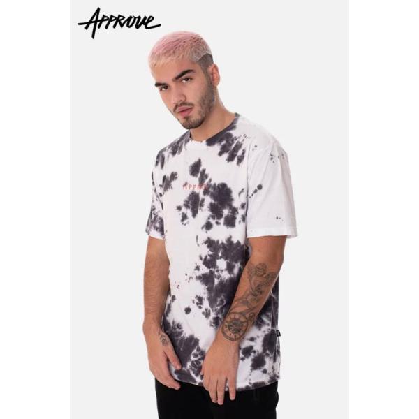商品発送元：ブラジル直輸入ファッション・雑貨通販 SORTE Brazilファッション・ブランド、カジュアル、メンズカジュアルウェア、Tシャツ、コラボアプルーヴ Tシャツ ルイナス タイダイ マーブル APPROVE RUINAS ブラジル...