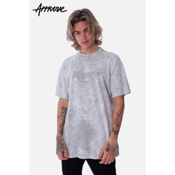 商品発送元：ブラジル直輸入ファッション・雑貨通販 SORTE Brazilファッション・ブランド、カジュアル、メンズカジュアルウェア、Tシャツ、コラボアプルーヴ Tシャツ ミラージュ グレー APPROVE ブラジル発カジュアルストリートブ...