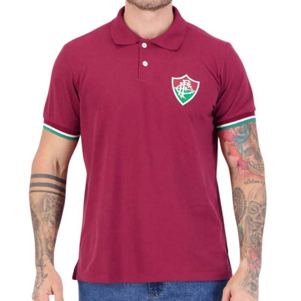 商品発送元：ブラジル直輸入ファッション・雑貨通販 SORTE Brazilスポーツ・アウトドア・旅行、サッカー、ウェア、レプリカユニフォーム、クラブチームフルミネンセ公式 エンブレム襟付きポロシャツ FLUMINENSE ワインレッドリオの...
