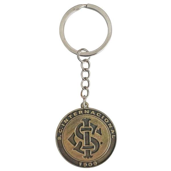 商品発送元：ブラジル直輸入ファッション・雑貨通販 SORTE Brazilスポーツ・アウトドア・旅行、サッカー、ウェア、レプリカユニフォーム、クラブチームインテルナシオナル両面エンブレム INTERNACIONAL ブロンズカラーキーホルダ...