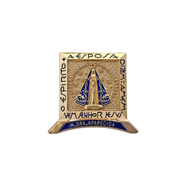 商品発送元：ブラジル直輸入ファッション・雑貨通販 SORTE Brazilジュエリー・アクセサリー、その他アパレシーダゴールドオブジェ 置き型インテリア（小）NOSSA SENHORA APARECIDAブラジルの褐色のマリア様、ノッサセニ...