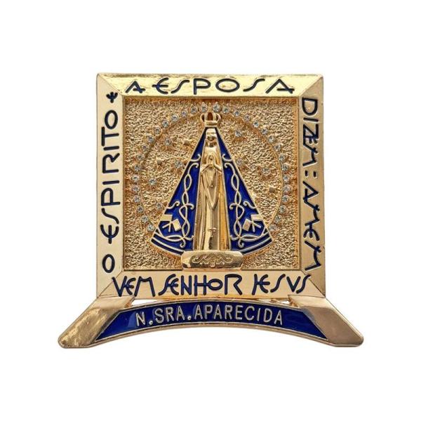 商品発送元：ブラジル直輸入ファッション・雑貨通販 SORTE Brazilジュエリー・アクセサリー、その他アパレシーダゴールドオブジェ 置き型インテリア（大）NOSSA SENHORA APARECIDAブラジルの褐色のマリア様、ノッサセニ...