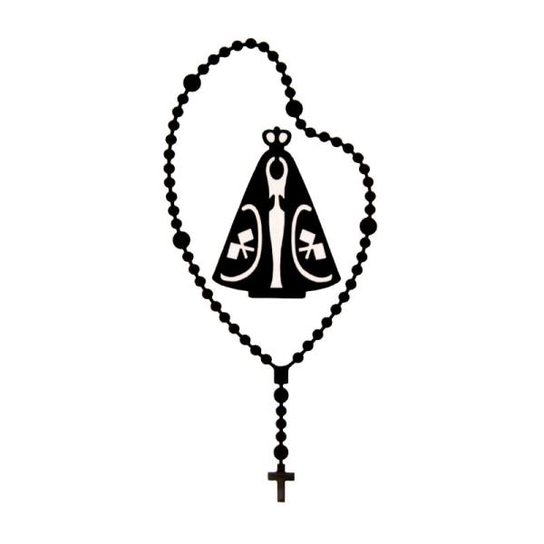 商品発送元：ブラジル直輸入ファッション・雑貨通販 SORTE Brazil生活・インテリア・文具、インテリア小物・置物、その他アパレシーダカーステッカーBLACK / NOSSA SENHORA APARECIDAアクセサリー ブラジルのマ...