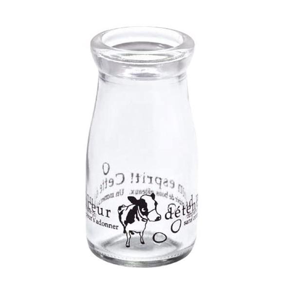 商品発送元：スイーツパッケージのお店スイパ suipa.生活・インテリア・文具、キッチン雑貨・小物用品数量：120個サイズ：外寸45φ(底面)×98.5H(mm)容量：100cc(首下)材質：ガラスミニサイズの牛乳瓶形状ガラス容器です。※蓋...