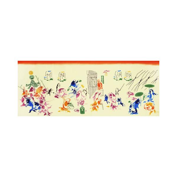 商品発送元：手仕事の店「清玩堂」｜リメイク／お米／手ぬぐい約37×90cm　バッグ・靴・小物、雑貨・小物、レディース小物（財布・スカーフ・ベルト等、ハンカチ<歌川国芳　画写>あめ(んぼう)に降られた金魚達の愉快な世界はいかがでし...