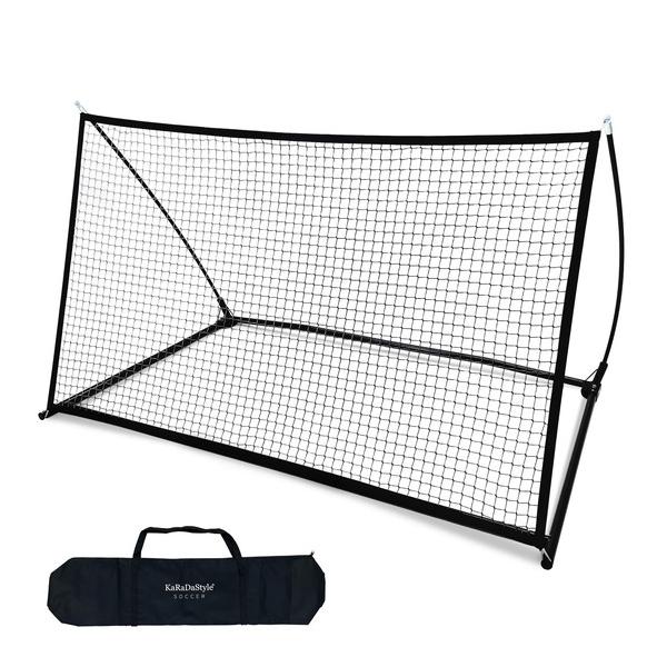 商品発送元：地球問屋スポーツ・アウトドア・旅行製品仕様商品名リバウンドネット サッカー 室内 屋外兼用 リバウンダー リターンネット フットサル 練習 トレーニング クレイジーキャッチ 壁当て 子供 大人 UV保護加工 収納バッグ付き 95...