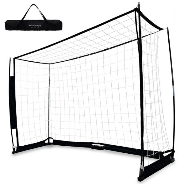 商品発送元：地球問屋スポーツ・アウトドア・旅行製品仕様商品名サッカーゴール 折りたたみ 3.5×1.9m 練習用 サッカーネット ゴール サッカー 室内 屋外兼用 組み立て式 持ち運び ポータブル 軽量 子供 大人 ミニゲーム フットサル ...