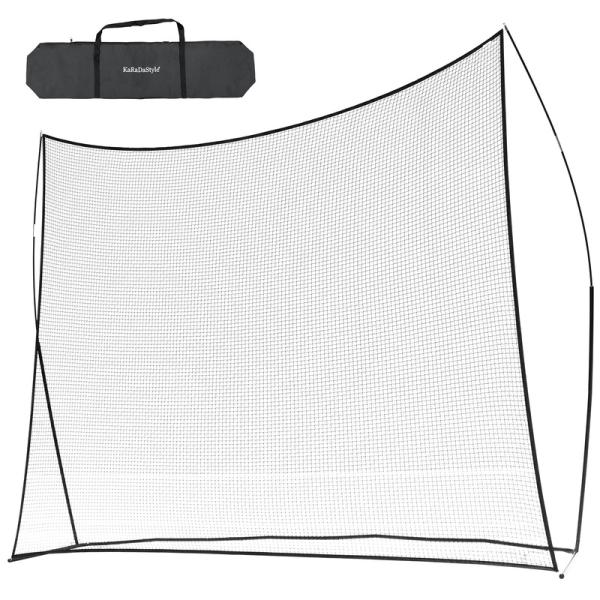 商品発送元：地球問屋スポーツ・アウトドア・旅行製品仕様商品名バックネット 防球ネット 大型 3.1×3.75M 野球 バスケ ソフトボール サッカー テニス 練習用 駐車場 公園 持ち運び 簡単設置 折りたたみ 連結可能 自立型 屋外 収納...