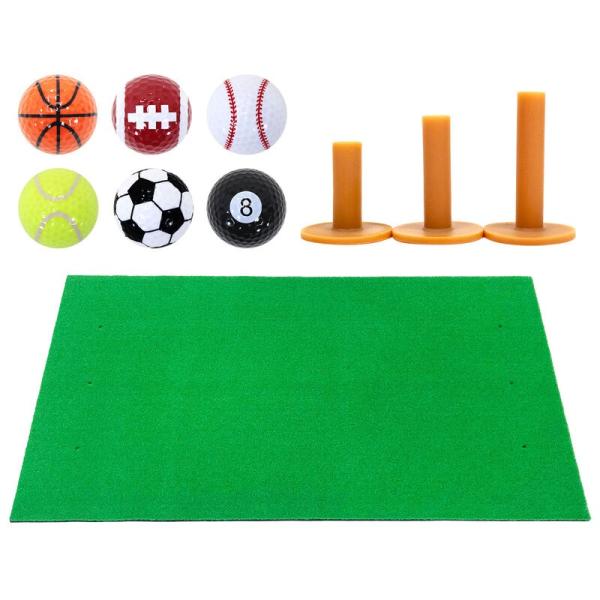 商品発送元：地球問屋スポーツ・アウトドア・旅行製品仕様商品名ゴルフマット 大型 100×170cm ゴルフ 練習 マット 特大 素振り ドライバー スイング 人工芝 練習器具 ゴムマット SBR ゴルフティー ゴルフボール Gセットサイズ縦...