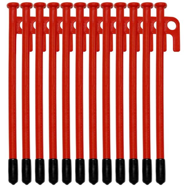 商品発送元：地球問屋スポーツ・アウトドア・旅行製品仕様商品名ペグ 20cm 強靭 スチールペグ キャンプ テント タープ 設営 レーザー溶接 伸線加工 防錆塗装 安全キャップ付き 12本セットサイズ(約)200mm (ヘッド部直径(約)16...