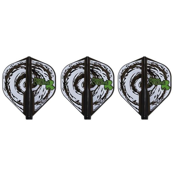 商品発送元：ビリヤード＆ダーツ【イーアールスポーツ】おもちゃ・ホビー・ゲームPDCの最前線で活躍中のMickey Mansell選手の3rdコラボフライトです。自身のニックネーム”Clonoe Cyclone”をベースに前作のデザインをブラ...