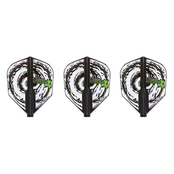 商品発送元：ビリヤード＆ダーツ【イーアールスポーツ】おもちゃ・ホビー・ゲームPDCの最前線で活躍中のMickey Mansell選手の3rdコラボフライトです。自身のニックネーム”Clonoe Cyclone”をベースに前作のデザインをブラ...