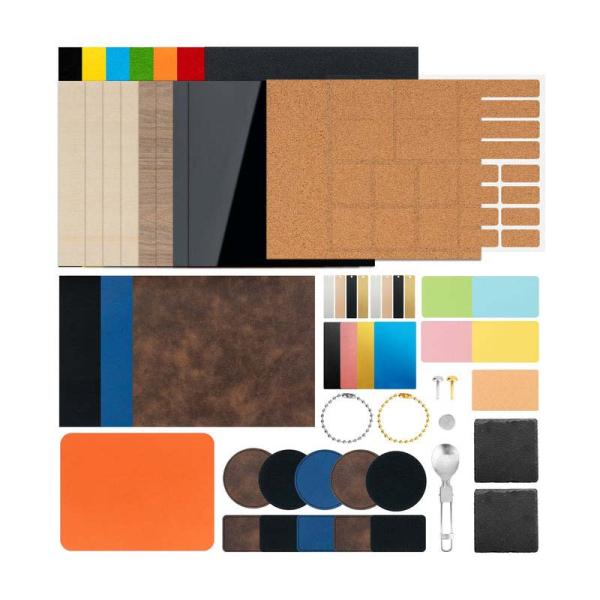 商品発送元：タイムテクノロジー公式ショップ1-2営業日で出荷その他【素材パックについて】人気の素材と補助ツールが入った必須の素材パックです。この素材キットの材料は、製品を保護し、材料を整理整頓するのに役立つ6つの高級クラフト紙ボックスに保管...