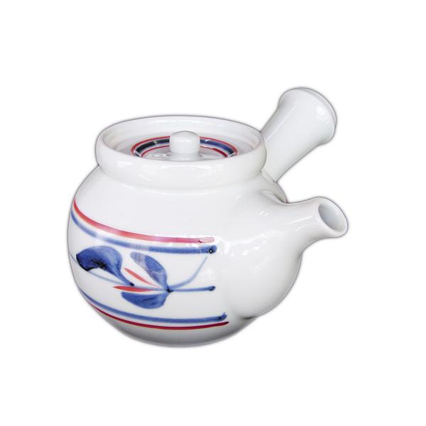 商品発送元：砥部焼通販 e-tobeyaki.com−丸い形がかわいい急須−生活・インテリア・文具、和食器、急須砥部焼 梅山窯 丸急須（三つ葉）砥部焼最大の窯元である梅山窯さんの丸急須。丸みのある形がかわいいです。(サイズ)口径8? × 直...