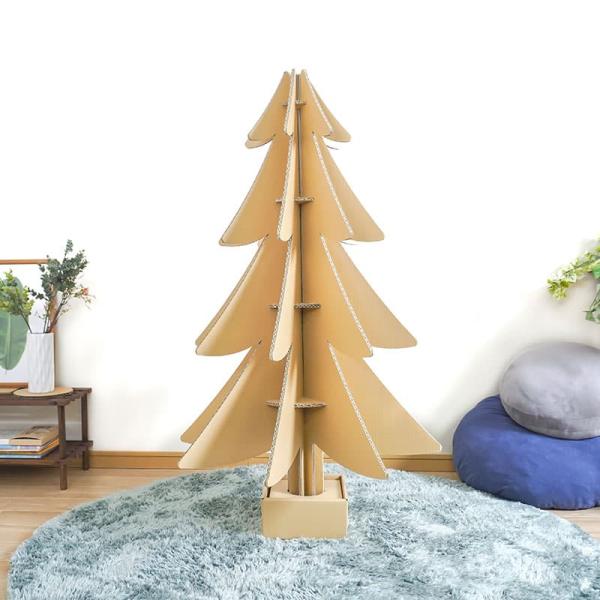 商品発送元：TOMITA ダンボール遊具・家具キッズ・ベビー・マタニティ・簡単に組み立てられ、収納性に優れたツリーです。クリスマスはもちろん、花紙で四季に合わせたお花を付ける事も出来ます。・お遊戯会などのイベントにも使用でき、軽くて移動も簡...