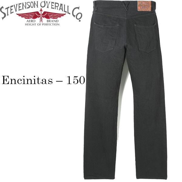 商品発送元：Tools Infinityファッション・ブランド【Stevenson Overall Co.（スティーブンソン オーバーオール）】Encinitas-150 One Wash BLACK DENIM ORIGINAL STRA...