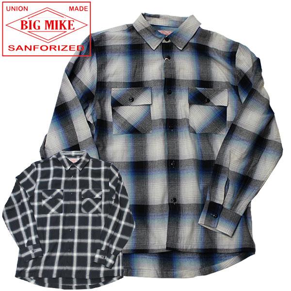 商品発送元：Tools Infinityファッション・ブランド【BIG MIKE（ビッグマイク）】　RLight Flannel L/S Shirts 102615102 / 102615100BIG MIKEアーカイブから厳選したヴィンテ...