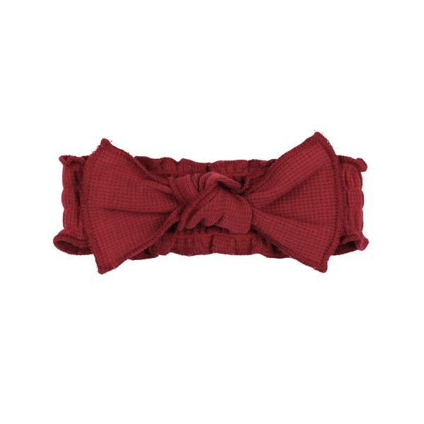 商品発送元：L'ovedbaby 日本公式オンラインショップキッズ・ベビー・マタニティヘアバンドコレクション：Organic Cotton Thermals【カラー展開】4色Cocoa（ココアブラウン）Sage（セージグリーン）Crimso...