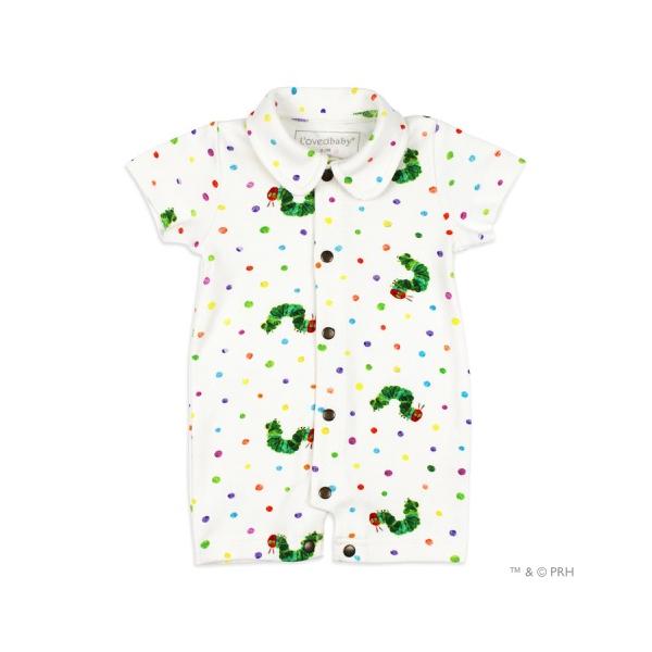 商品発送元：L'ovedbaby 日本公式オンラインショップキッズ・ベビー・マタニティロンパースコレクション：The Very Hungry Caterpillar Collection【カラー展開】3種類Fruit（写真1枚目）Snack...