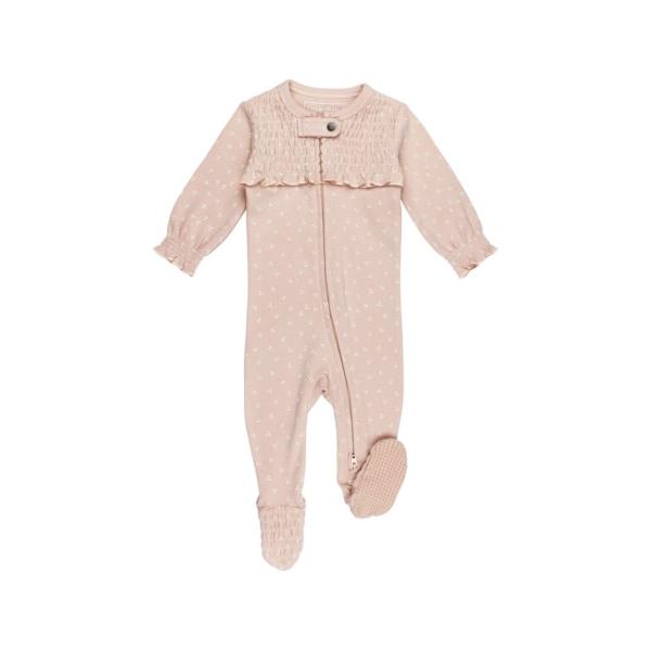 商品発送元：L'ovedbaby 日本公式オンラインショップキッズ・ベビー・マタニティ足つきロンパースコレクション：The Vintage Collection【カラー展開】3色Oatmeal Dots（オートミールベージュ）Rosewat...