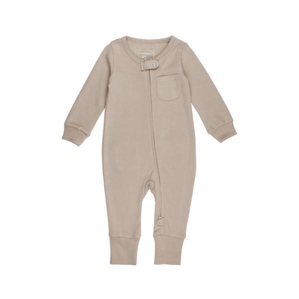 商品発送元：L'ovedbaby 日本公式オンラインショップキッズ・ベビー・マタニティフットレスロンパース（ジッパー）コレクション：Organic Cotton Basics【カラー展開】5色Buttercream（ベージュ）Oatmeal...