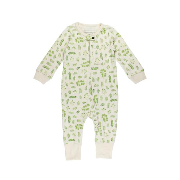 商品発送元：L'ovedbaby 日本公式オンラインショップファッション・ブランドロンパースコレクション：Flora Collection【カラー展開】2色Stone Botanica（ストーンベージュ）Seafoam Bloom（シーフォ...