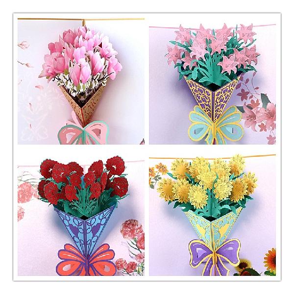 商品発送元：新華書城本・雑誌・コミック中国立体切り絵のグリーティングカード(ポップアップカード)です。 中国伝統の切り絵が飛び出す絵本の様に立体となりました。 封筒が付属となっておりますのでお誕生日やお祝いなどにメッセージを添えて 出される...