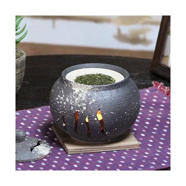 商品発送元：まるいち本店13時までの決済完了で当日出荷（土日祝日除く）生活・インテリア・文具品　番ty-0002　しがらき焼き茶香炉品　名信楽焼き　窯肌茶香炉　【送料無料】サイズ直径140×高さ125ミリセット内容本体、焼板、ローソク10回...