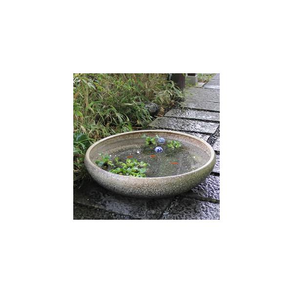 商品発送元：まるいち本店決済完了後、3〜5営業日以内に発送（土日祝日除く）その他品　番su-0207　金魚鉢、めだか鉢にお勧めの水鉢品　名信楽焼大型サイズ窯変水鉢　手ひねり水鉢　【送料無料】サイズ・重量直径790×高さ225ミリ（外寸）　重...