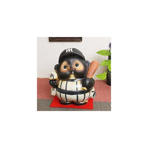 商品発送元：まるいち本店13時までの決済完了で当日出荷（土日祝日除く）生活・インテリア・文具品　番ta-0109【阪神タイガース承認】　阪神たぬき （しがらきやき）品　名信楽焼き 阪神タイガース必勝祈願子狸 置物　【送料無料】サイズ・重量幅...