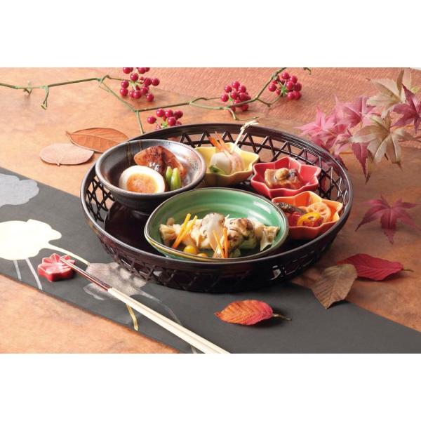 商品発送元：HatsuZan【籠】27.1φ×4.8Hcm  【器】電子レンジ：可 食器洗浄機：可  【籠】電子レンジ：不可 食器洗浄機：不可  材質：【器】磁器 【籠】ABS樹脂生活・インテリア・文具、和食器、小鉢【食器 和食器 松花堂 ...