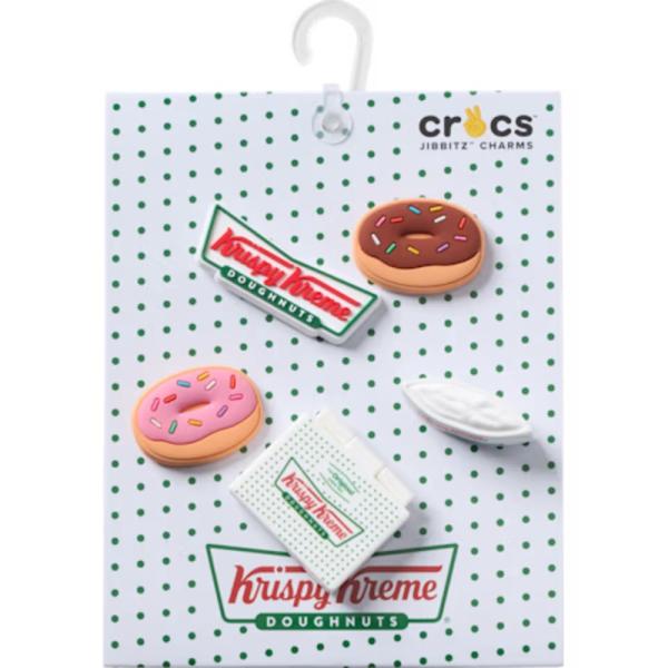 商品発送元：山男フットギアバッグ・靴・小物、靴、レディース、サンダルクリスピー・クリーム クロックス 5パックフレッシュなクリスピー・クリーム ジビッツ チャーム 5個パックが登場。ドーナツ2個、ドーナツボックス、紙製の帽子、蝶ネクタイのロ...