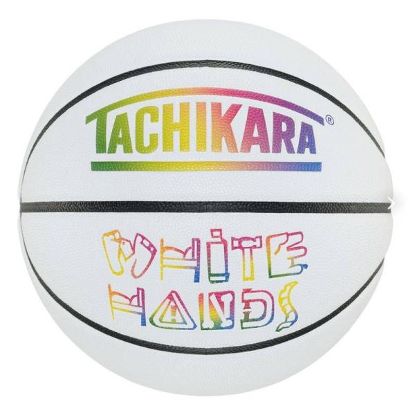 商品発送元：山男フットギアスポーツ・アウトドア・旅行、バスケットボール、ボールWHITE HANDSは、TACHIKARAを象徴するストリートボールに特化したアウトドアゲーム用バスケットボールの定番モデル！ 夜間照明が完備されていないアウト...