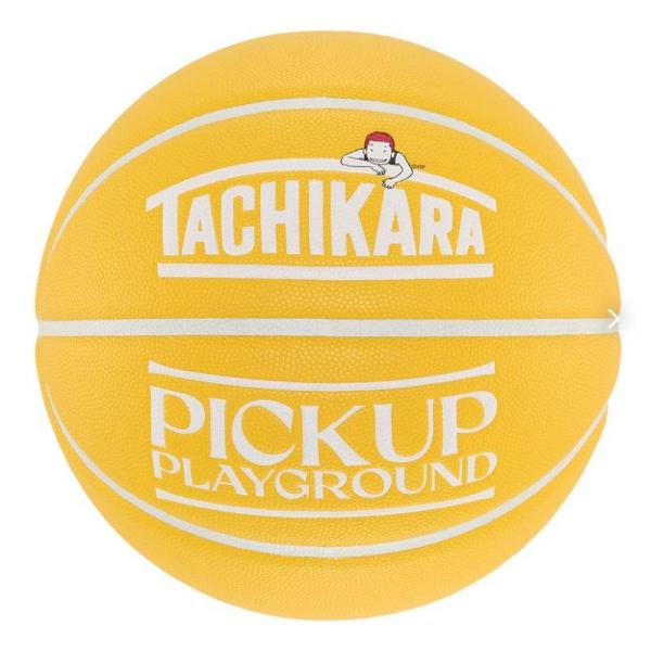 商品発送元：山男フットギアスポーツ・アウトドア・旅行、バスケットボール、ボールTACHIKARAからリリースされる本作 “PICK UP PLAYGROUND × TACHIKARA BASKETBALL size7” は、TACHIKAR...