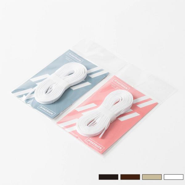 商品発送元：山男フットギアバッグ・靴・小物PATRICK純正のシューレースです。主にビジネスシリーズに使用しているシューレースです。シューレースを付け替えるだけで、同じシューズでも全く違った表情をお楽しみいただけます。素材の特性上、若干の色...